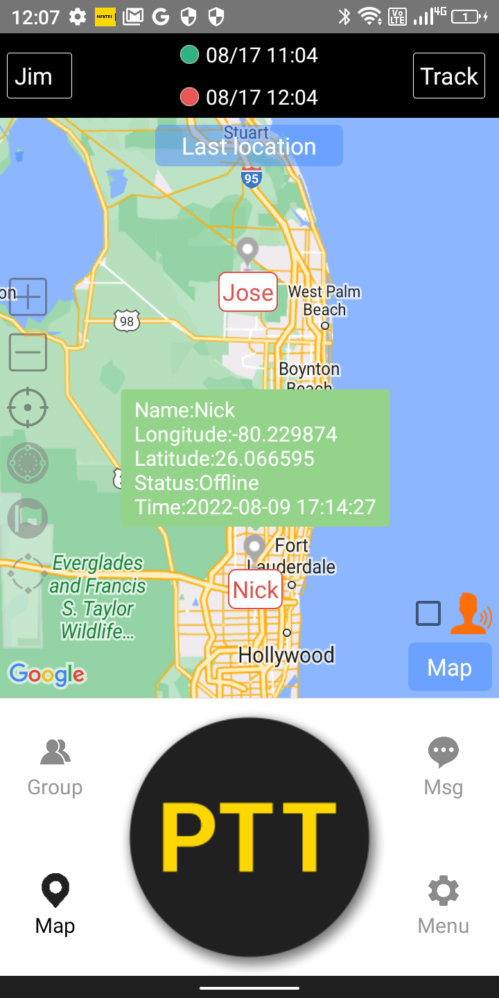 Direct PTT Push To Talk Two Way App for iPhone - Direct PTT